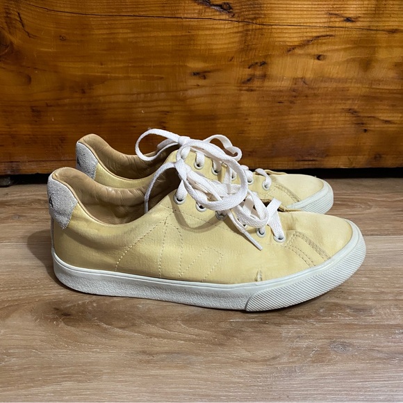 Veja | Shoes | Vejas Bastille Tennis Shoes Yellow Gold | Poshmark